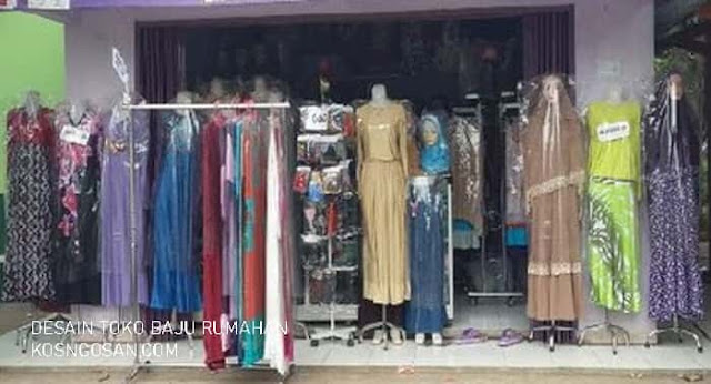 30 Desain Toko Baju Rumahan yang Minimalis - KOSNGOSAN