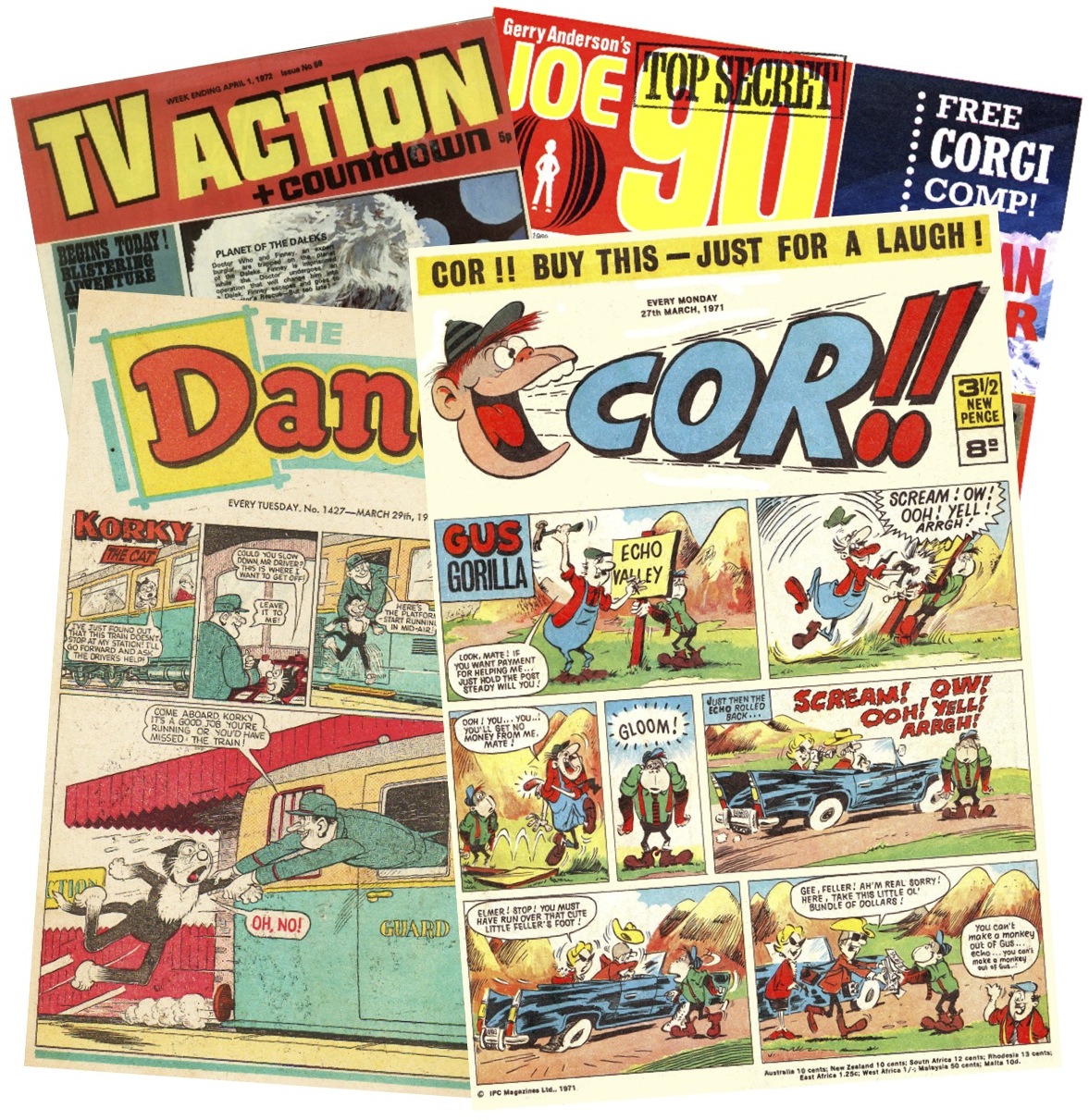 Wacky Comics!: This Week In: 1969, 1971 and 1972!