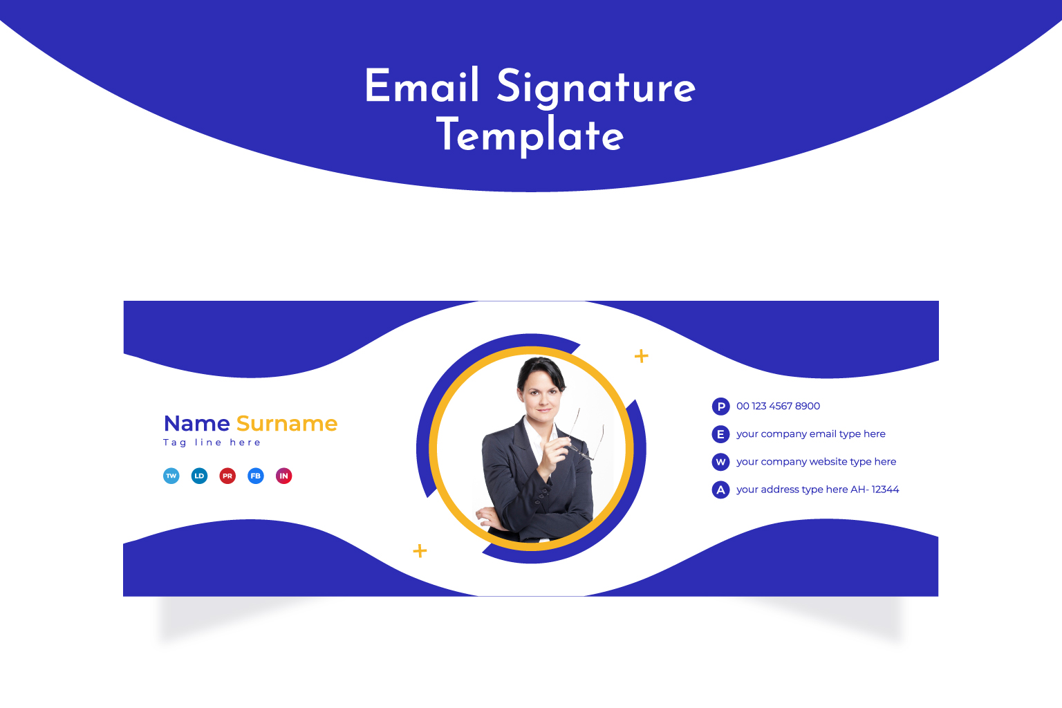 Email Signature Template Design - branding23