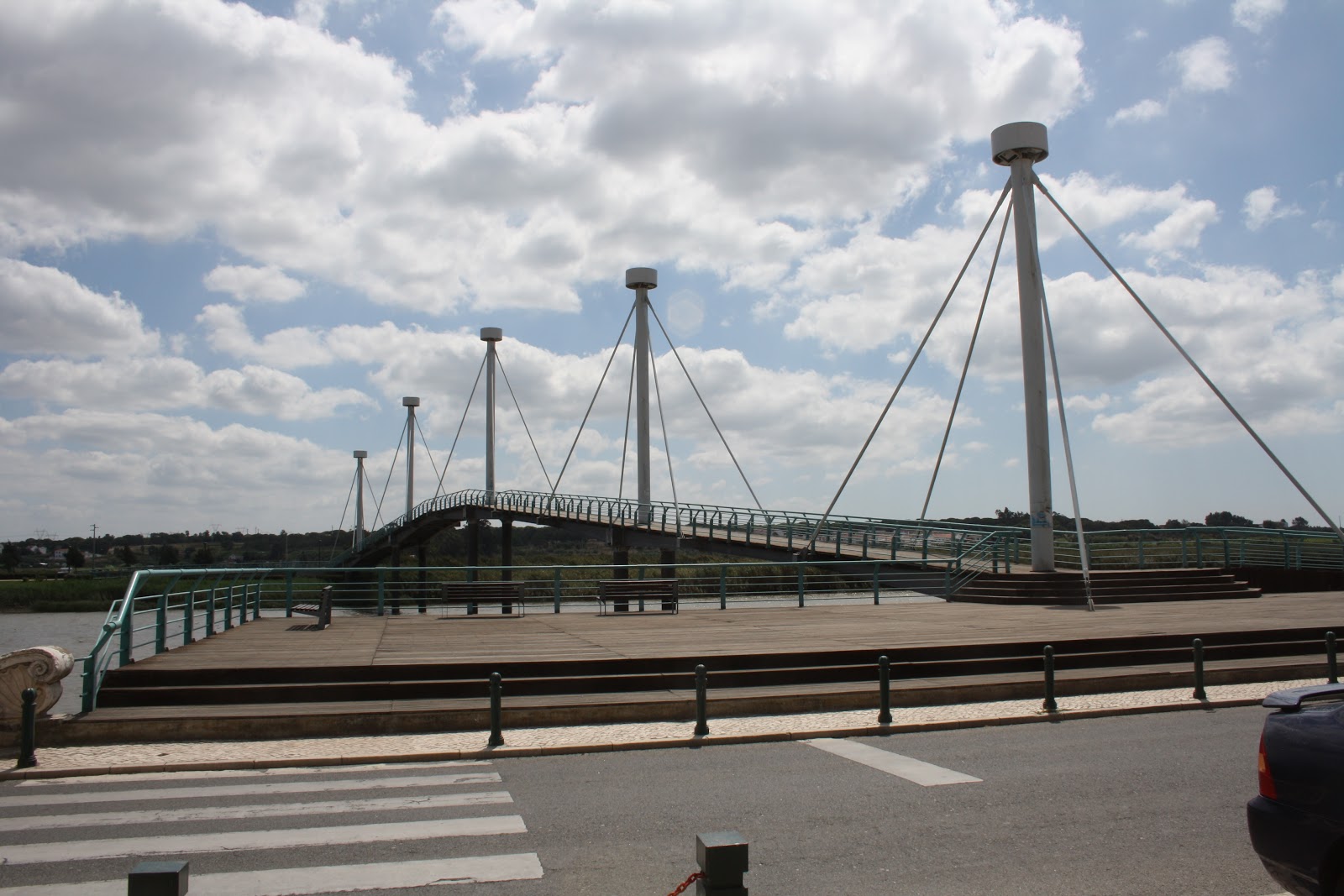 Viajar e descobrir: Portugal - Alcácer do Sal - Ponte pedonal