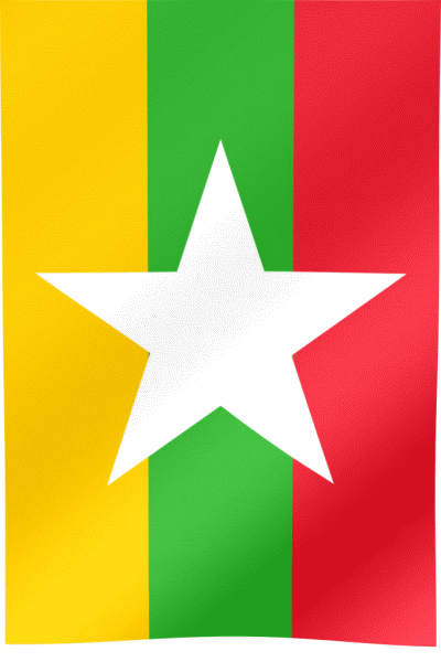 Flag of Myanmar (GIF) - All Waving Flags