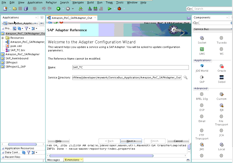 Service Oriented Architecture Fusion Middleware 12c Outbound Sap Integration Using Sap Adapter