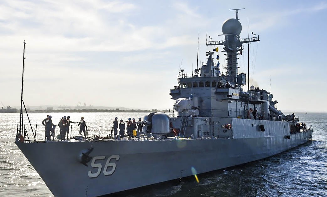 La corbeta ARC 'Almirante Tono' de la Armada de Colombia zarpó a su ...