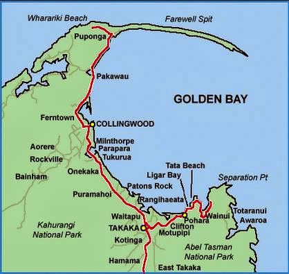 Licorice Allsorts: The Only Road To Takaka... Over The Hill...