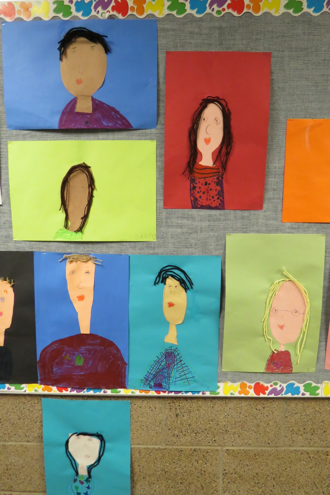 CKS Art: Kindergarten Self-Portraits