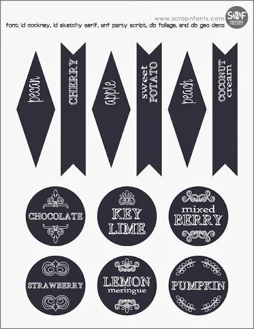 Fontaholic: FREEBIE FRIDAY: Pie Toppers