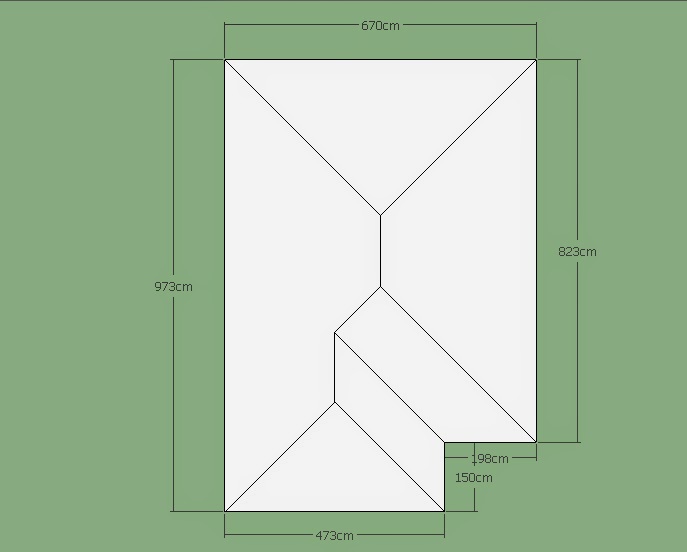 Membuat atap pada sketchup - Tutorial Skecap