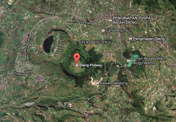 Peta Wisata Dieng Plateau - Tempat dan Objek Wisata Indonesia 💕
