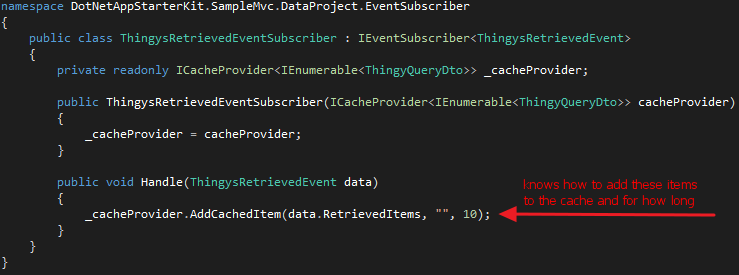 Command Query Separation to better manage Async and Caching for Performance