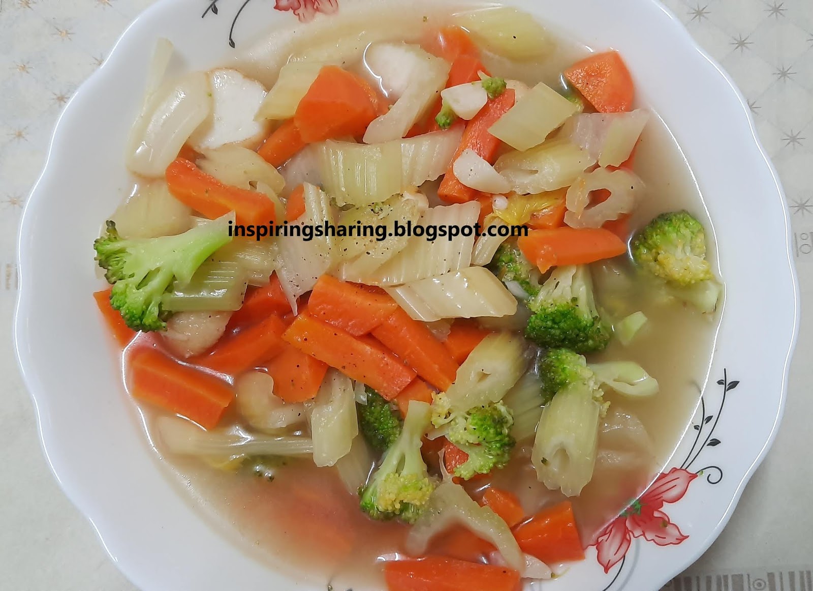 Resepi Sup Sayur Campur