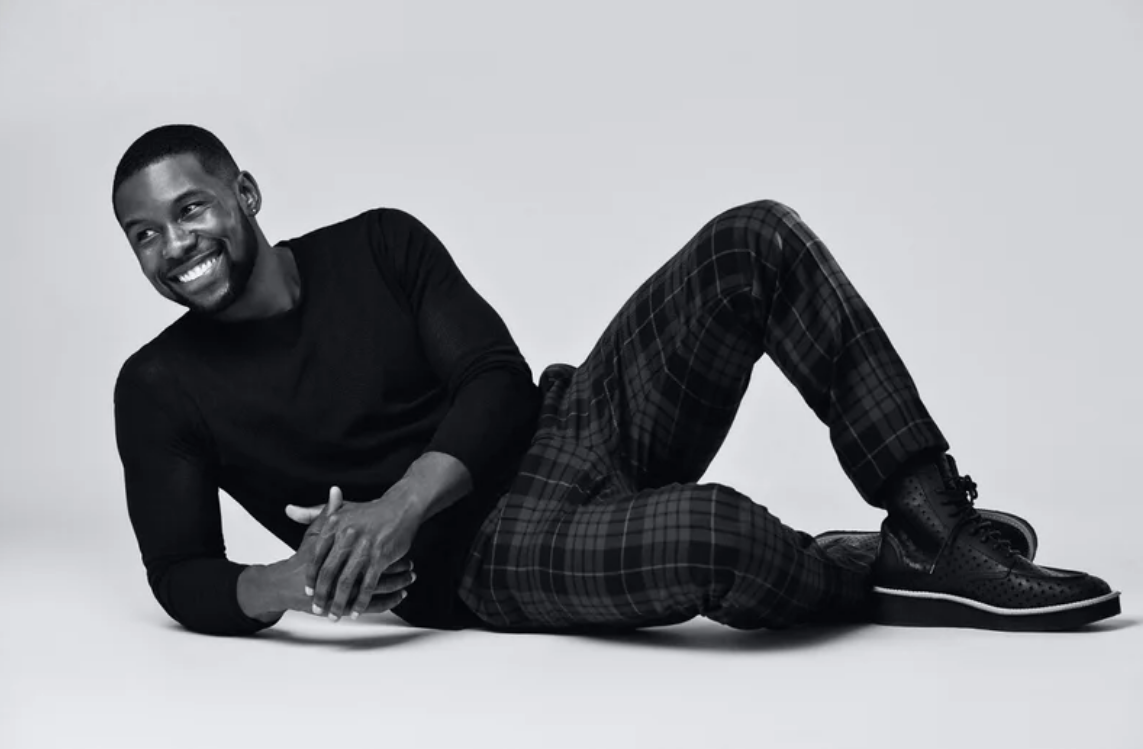 my new plaid pants: Trevante Rhodes Two Times