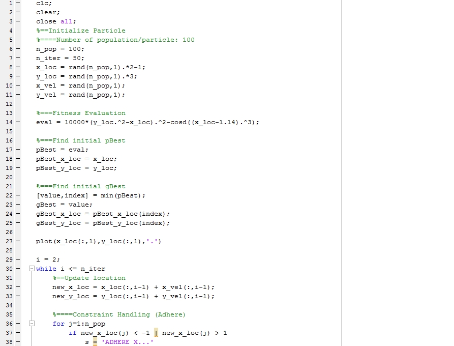 Erliashare Matlab Penerapan Particle Swarm Optimization Pso Untuk