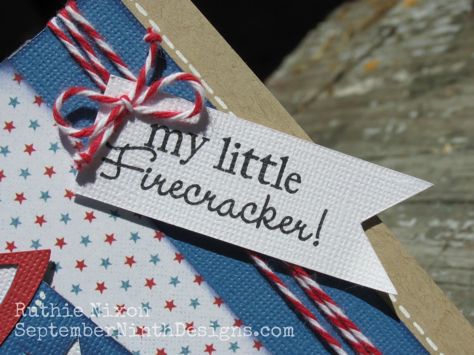 September Ninth Designs: My Little Firecracker!