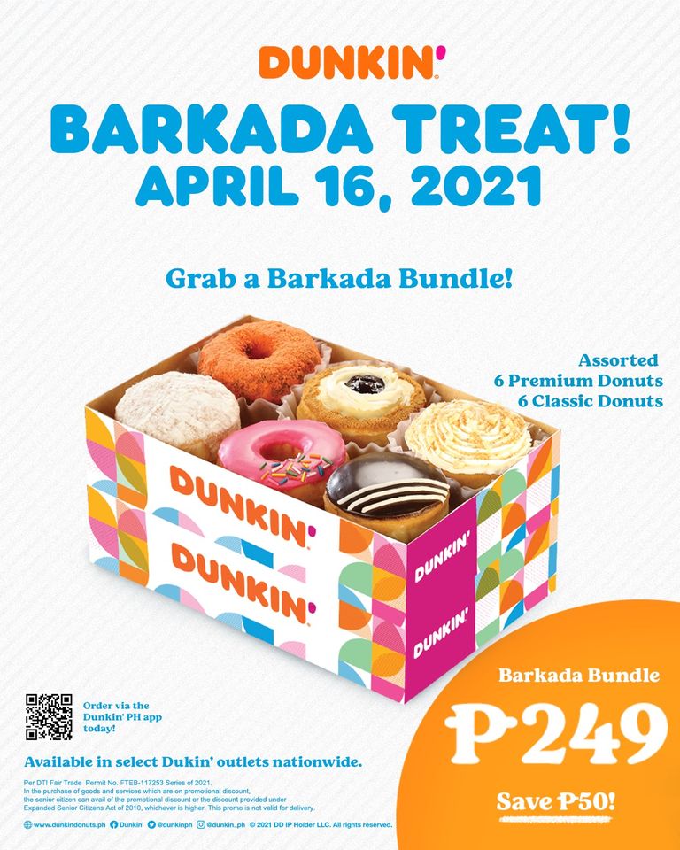 Manila Shopper Dunkin One Day Barkada Bundle FREE Delivery Promo manila-shopper-dunkin-one-day-barkada-bundle-free-delivery-promo