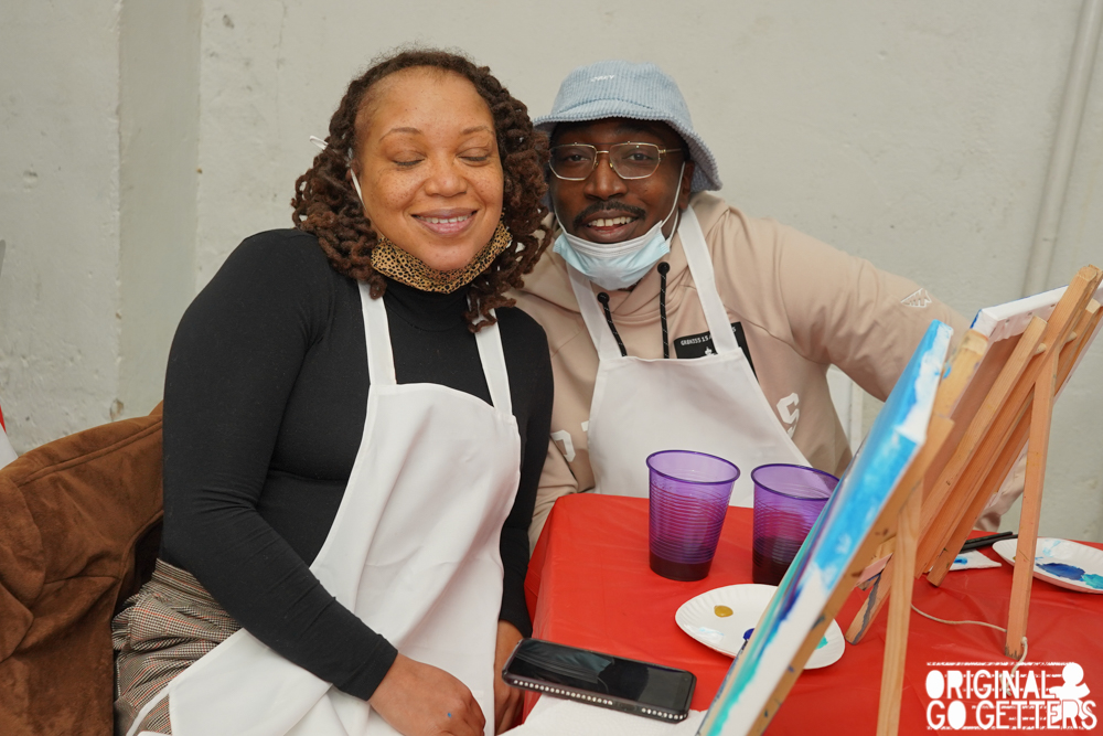 OriginalGoGetters: Paint sip and vibe 2-14-2021