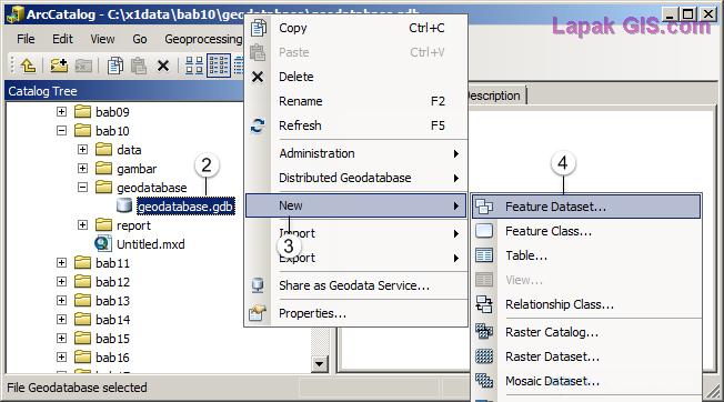 Cara Membuat Feature di Geodatabase Arcgis - Lapak GIS