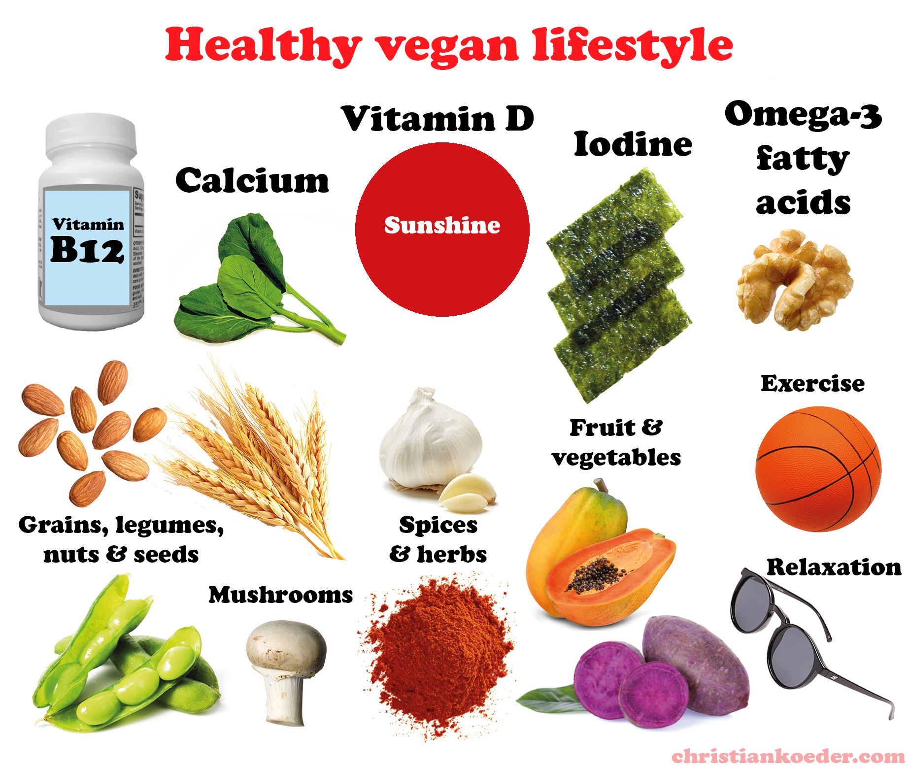 Nutrient recommendations for vegan adults