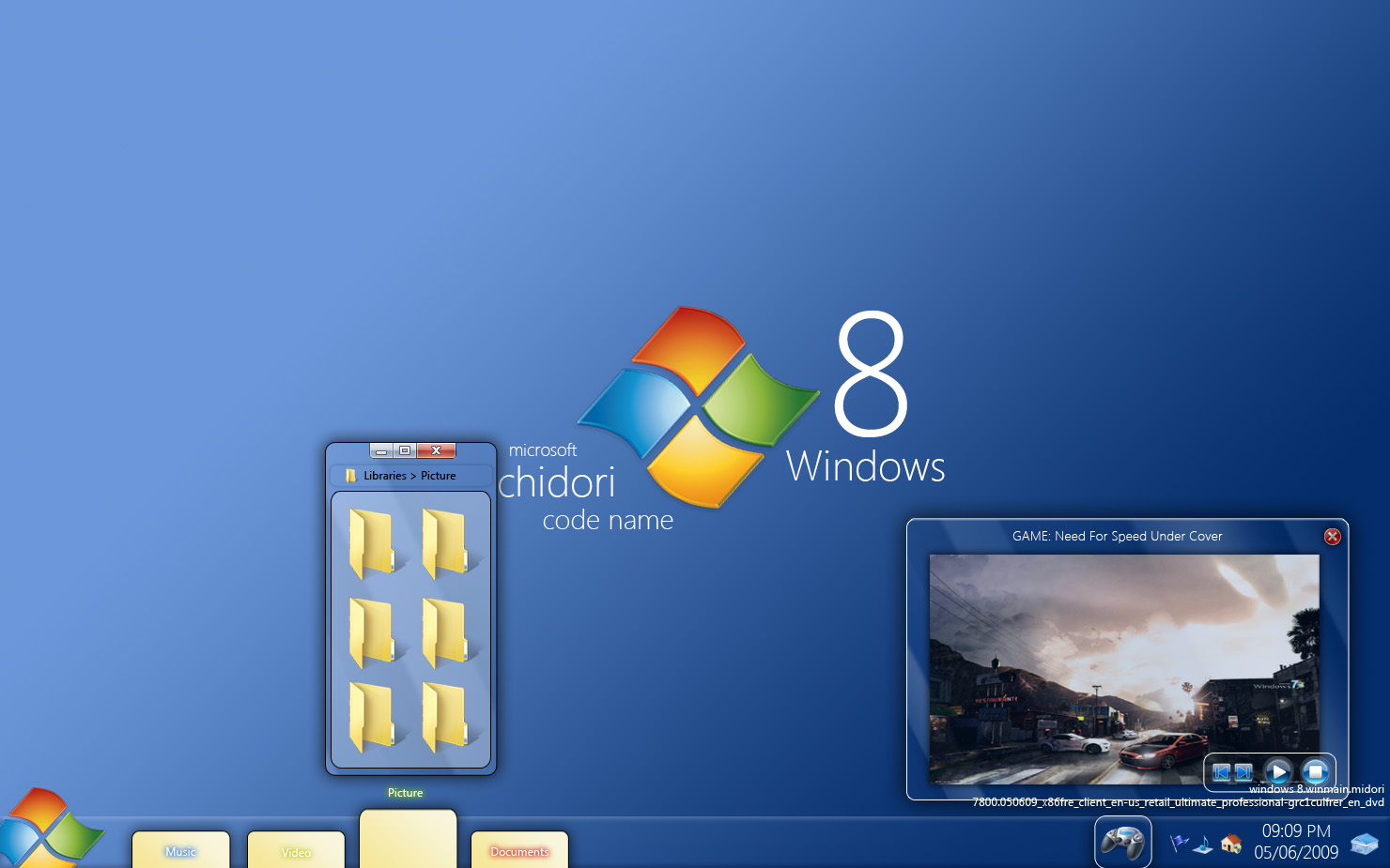 OTA - Passion Iz Aim: Windows 8 Milestone 2 Build Screenshot Leaked