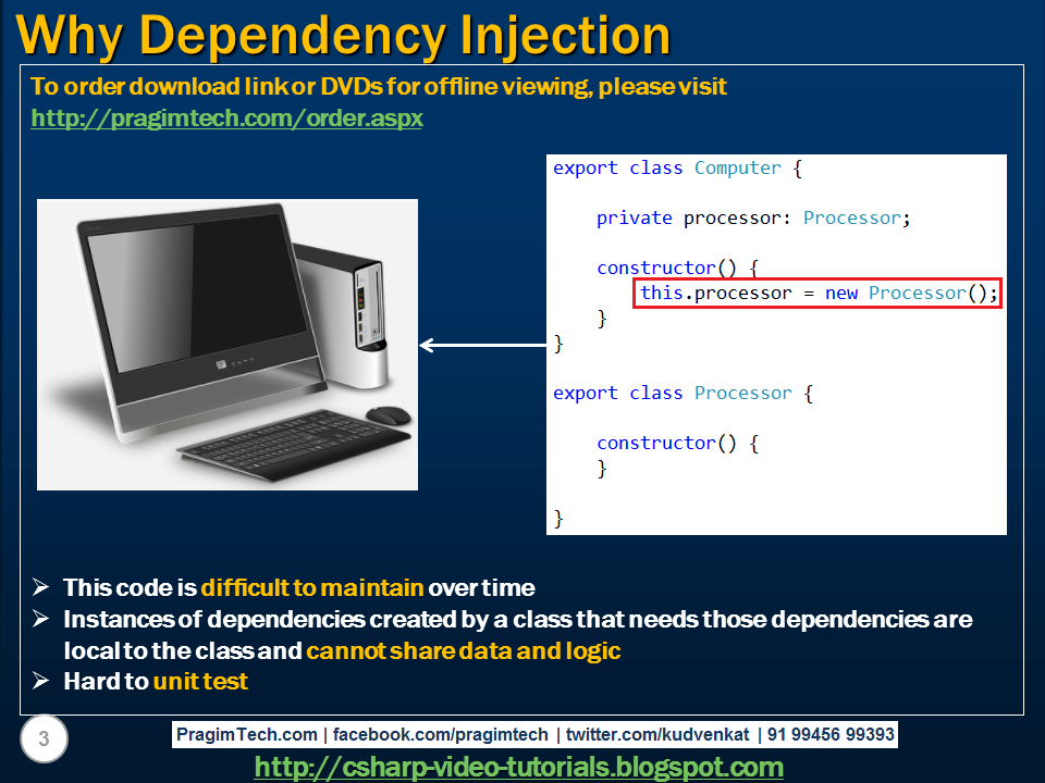 Sql Server Net And C Video Tutorial Why Dependency Injection