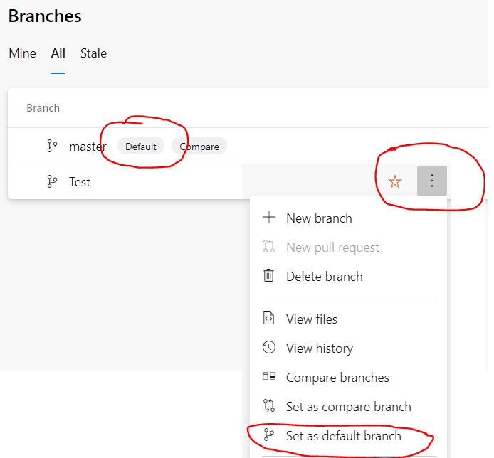 Azure DevOps Tips: How to set default branch name for new repos?