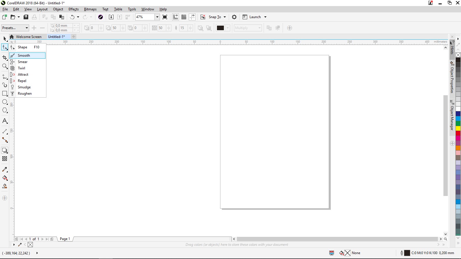 fitur-fitur coreldraw