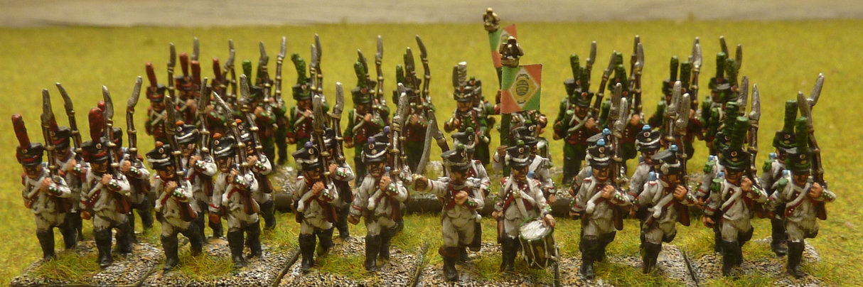 Lace 'n Big Hats: 15mm Napoleonic Italian Line and Light infantry