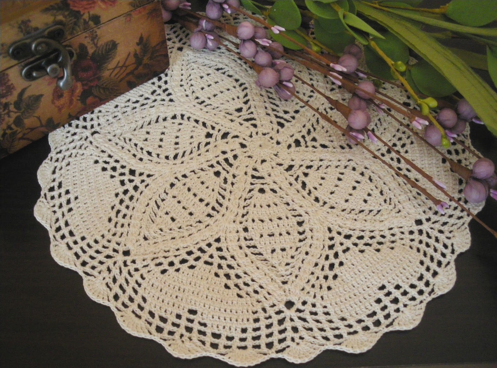 Relasé: Centrotavola all'uncinetto - schema