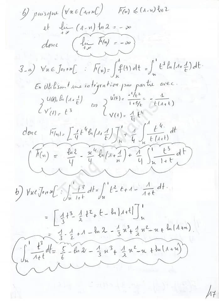 Correction Examen national 2020-sciences math-Mathématiques