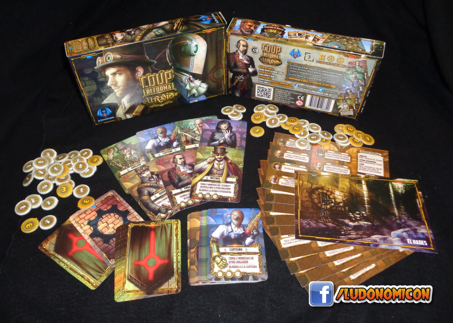 Ludonomicon - Reseñas de Juegos Argentos: Coup Reforma de El Dragón ...