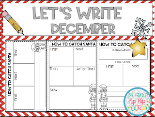 1st Grade Hip Hip Hooray!: Let's Write...December Themed!