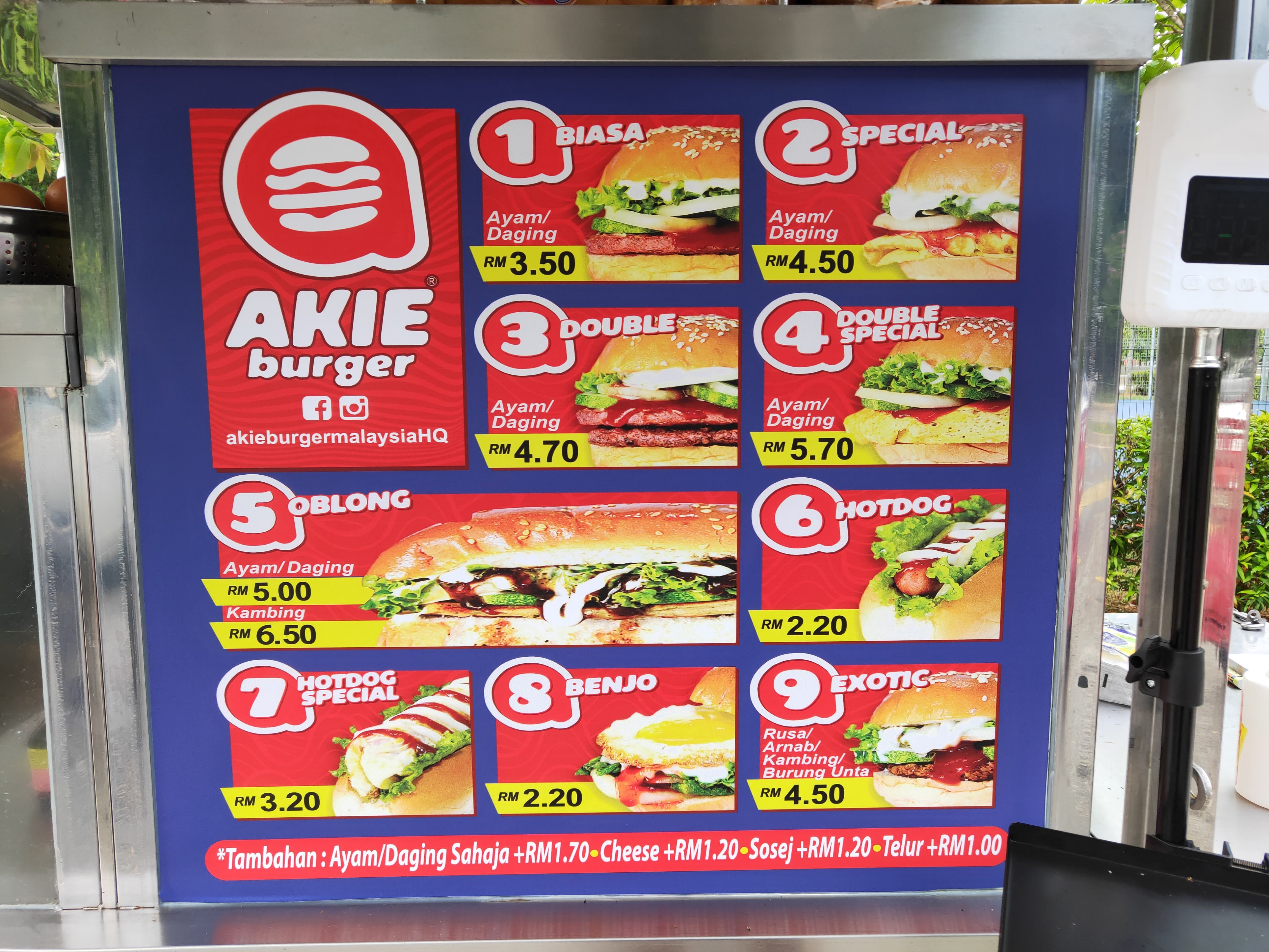 Borneotip: AKIE Burger @ Putrajaya Presint 6