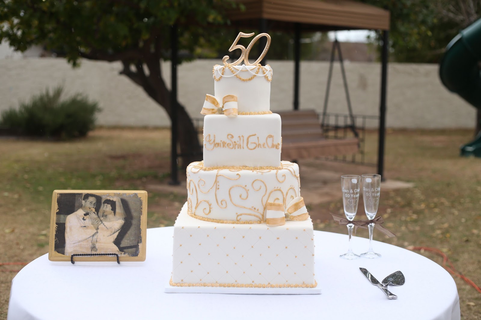 Cassy's Cakes: 50 year wedding anniversary cake