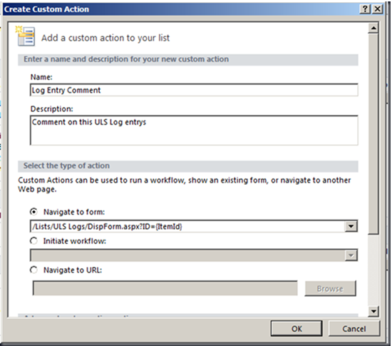 Sharepoint Stuff: ADDING CUSTOM ACTIONS TO LISTMENU