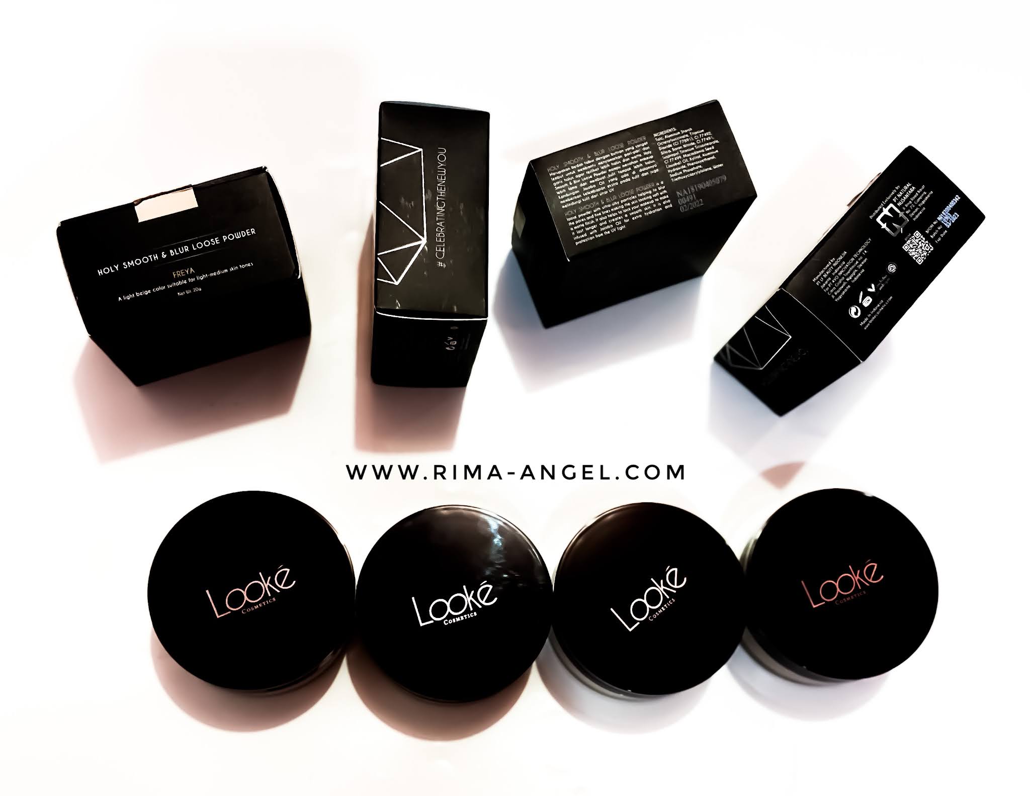 Review Looke Cosmetics Cushion & Loose Powder - All Shade