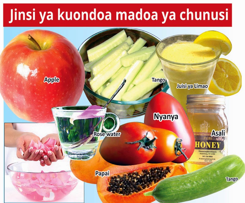 JINSI YA KUONDOA MADOA YA CHUNUSI ~ Mzizi Mkavu