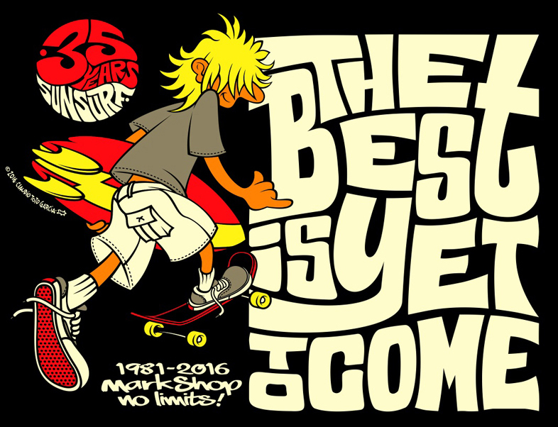 Claudio Garcia/Dibujante: SUN SURF Y MARK - 35 AÑOS