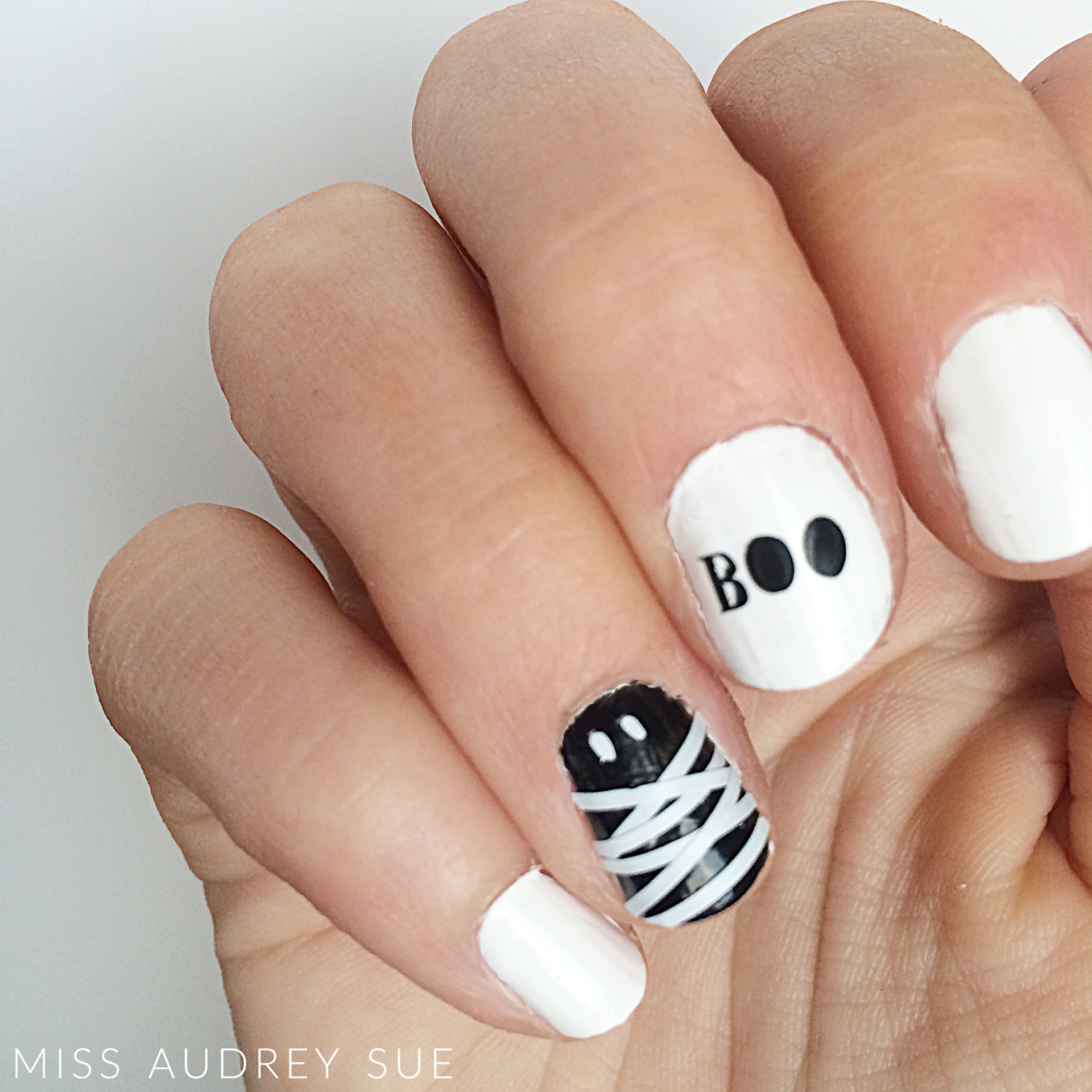 Mummy + Boo Nails | Miss Audrey Sue
