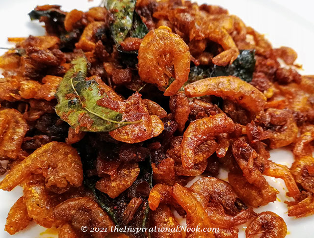 Dry Prawn Fry | Unakka Chemeen
