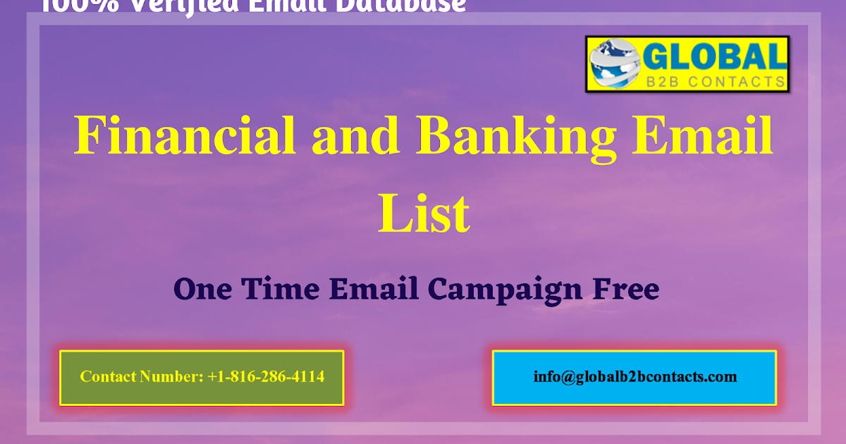 Financial and Banking Email List