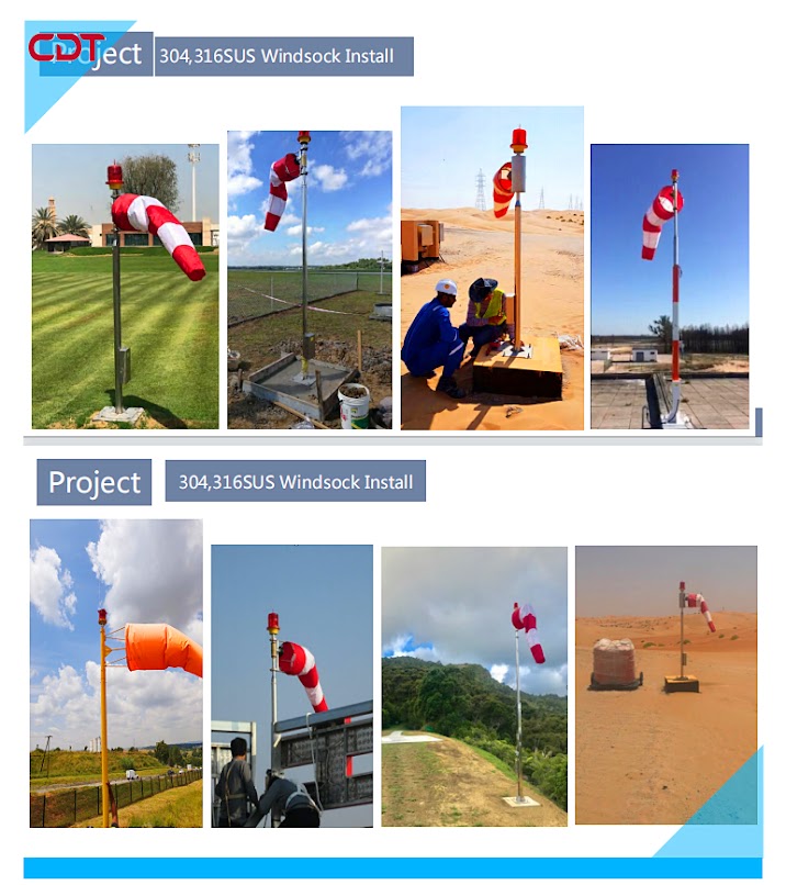 Solar Portable Helipad Windcone option ICAO Heliport Lighting System ...