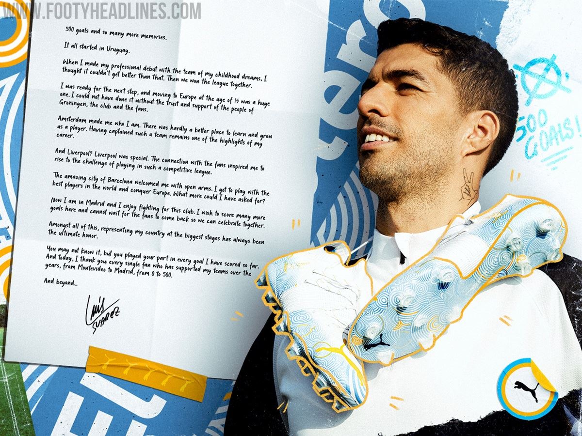 Puma Future Luis Suárez 500 Career Goals Boots Revealed - Footy Headlines