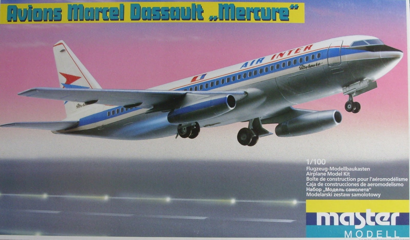WORLD WAR 2 MODELZONE: 1:100 Master Modell Avions Marcel Dassault "Mercure"