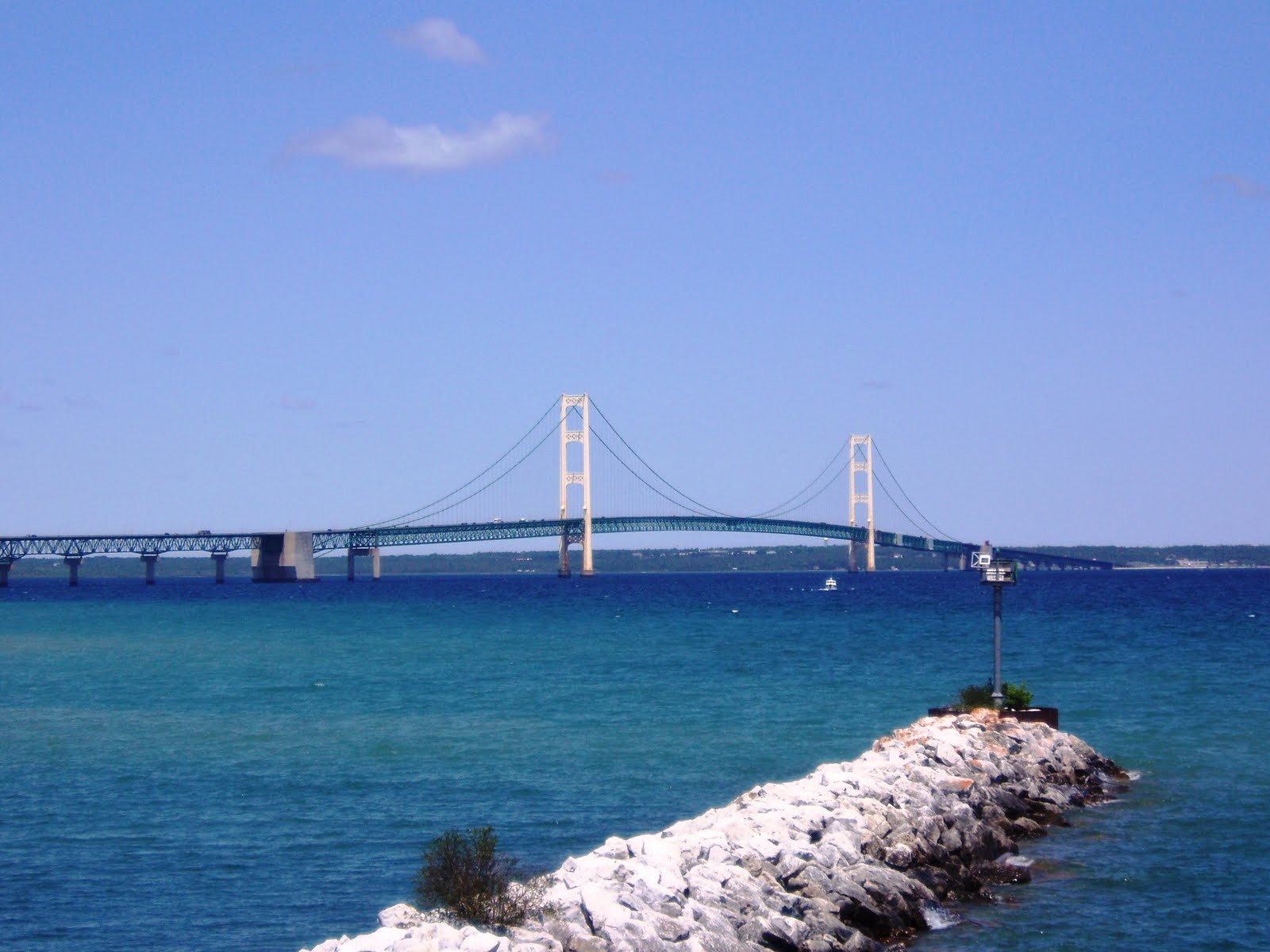 History and Culture by Bicycle: Mackinac Bridge