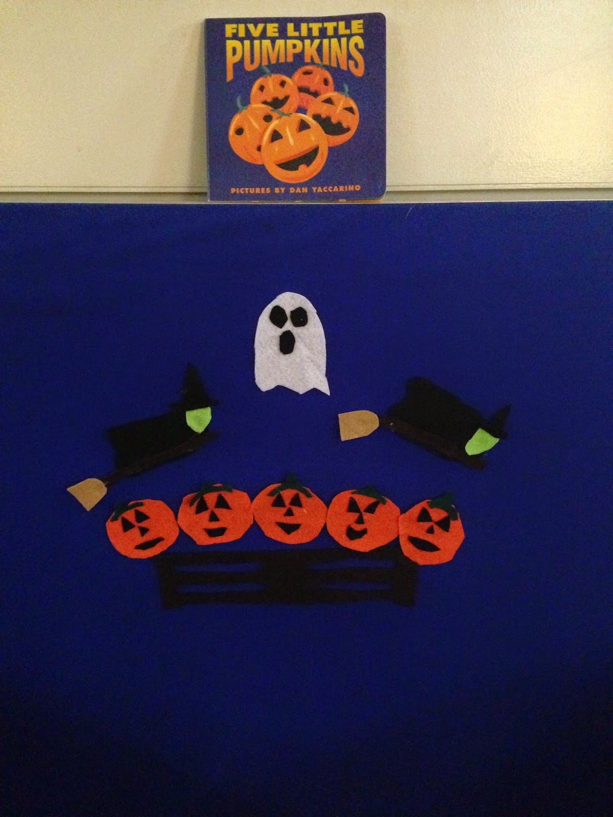 Cardboard Queen: Five Little Pumpkins Flannel Board Story
