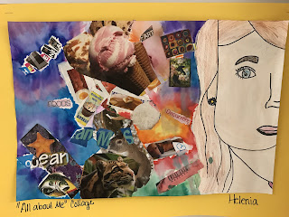 Elements of the Art Room: 5th grade All About Me Collage