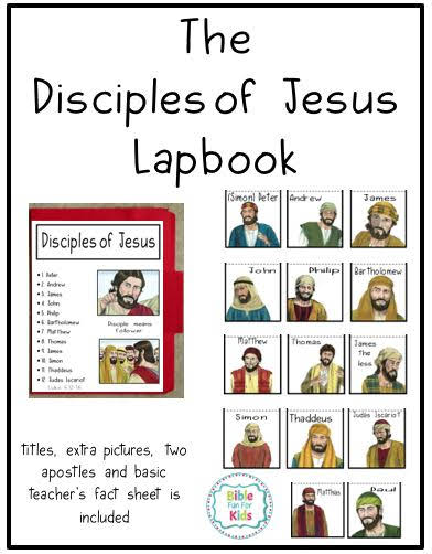 Bible Fun For Kids: Disciples vs. Apostles Posters, File Folder Game ...