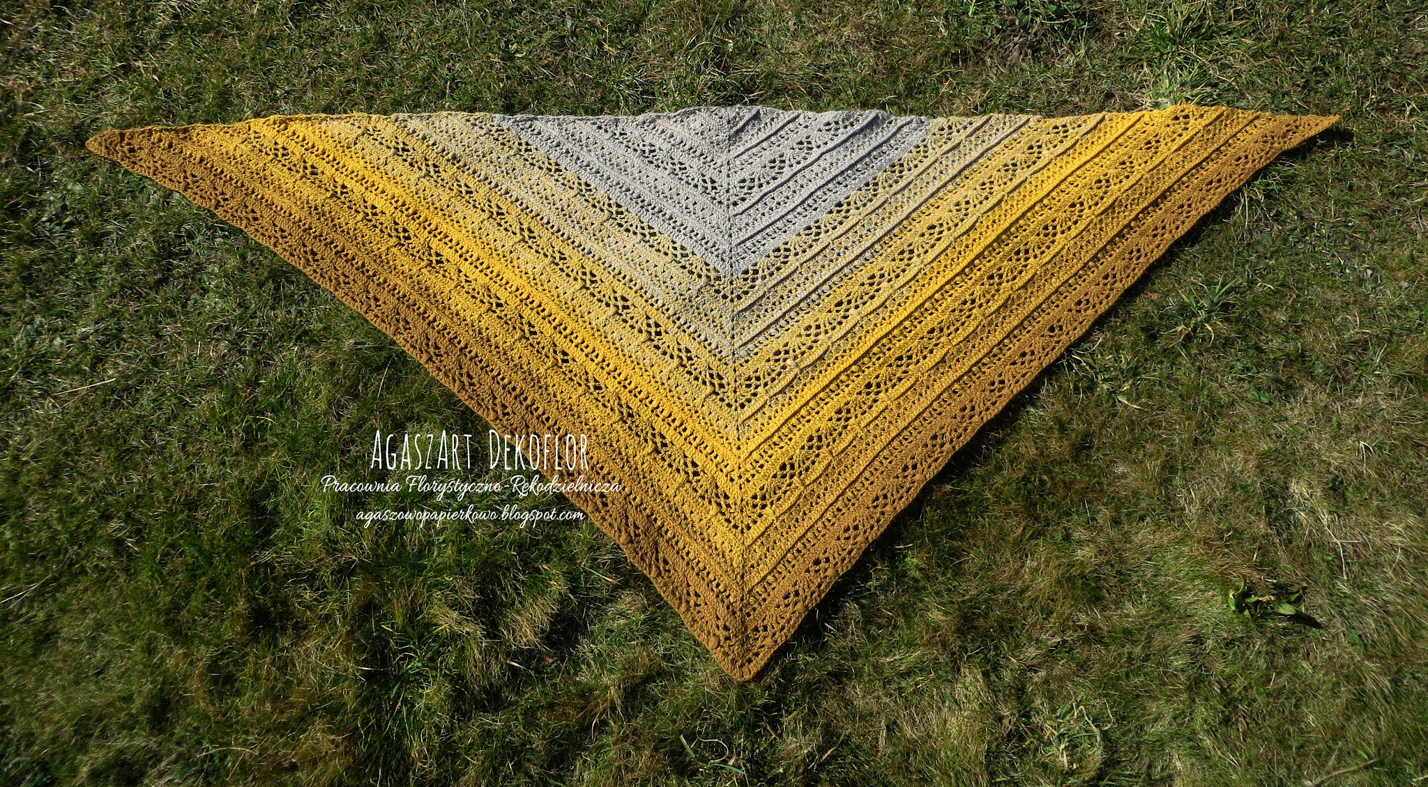 Agaszowo frywolnie papierkowo...: Chusta Klementyna