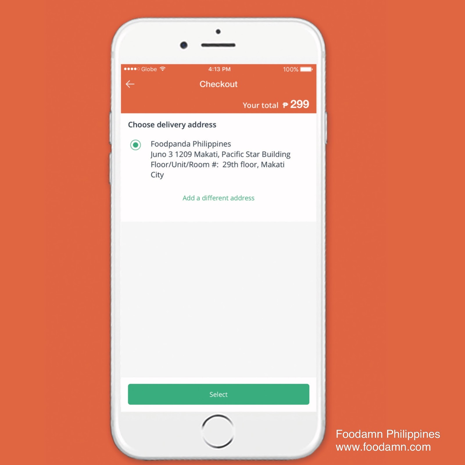 FOODPANDA App Delivers Right at your Doorstep
