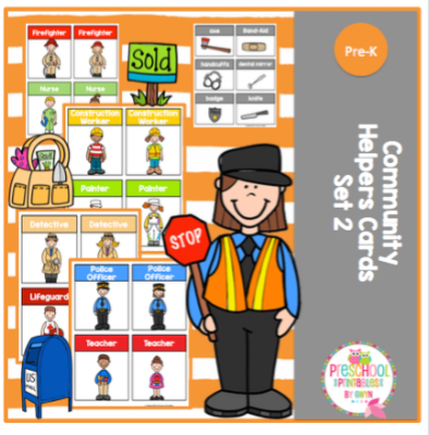 Community Helper Cards Set 2 ~ Preschool Printables