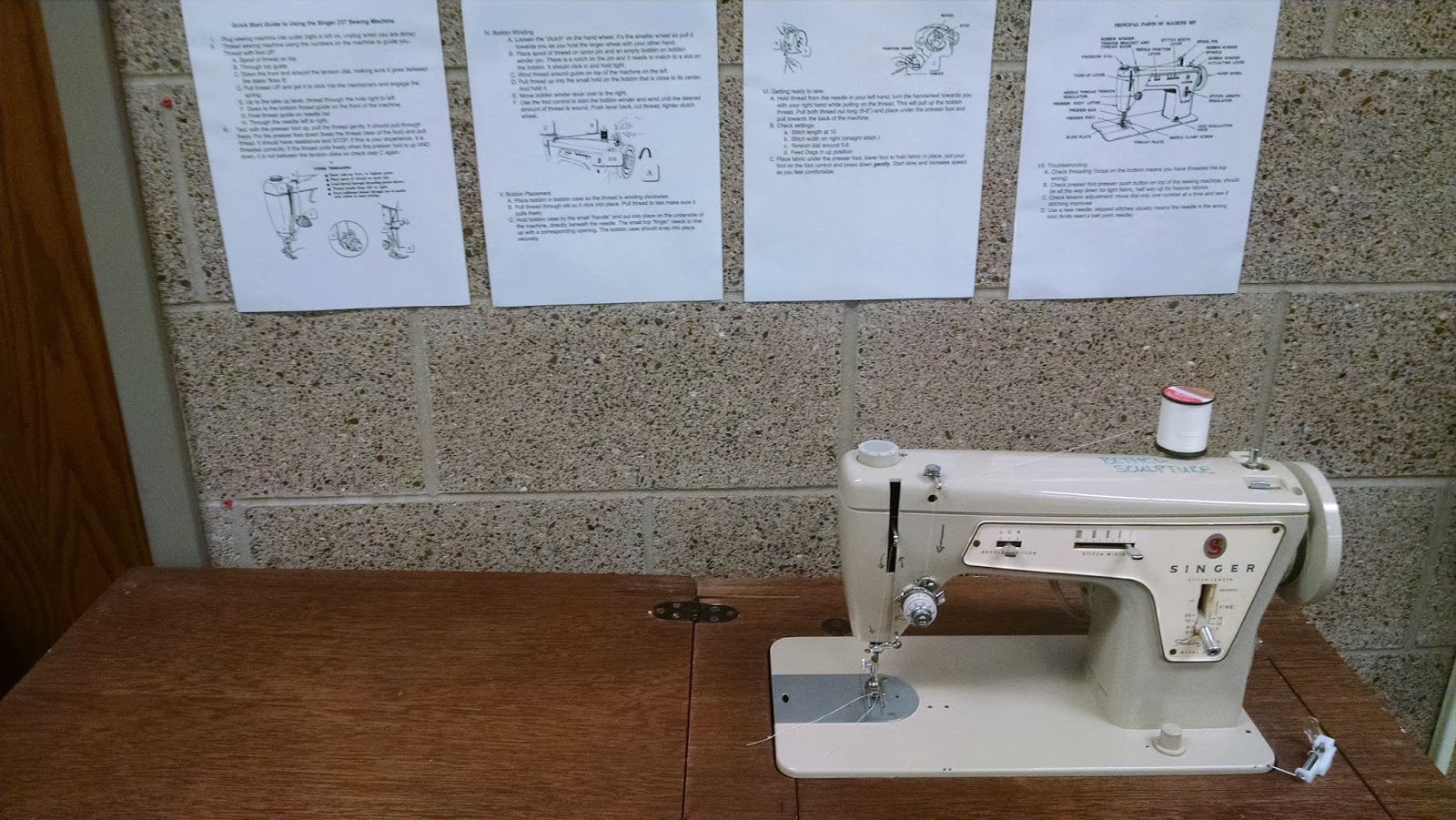 Sewing Machine Mavin: Maker Space